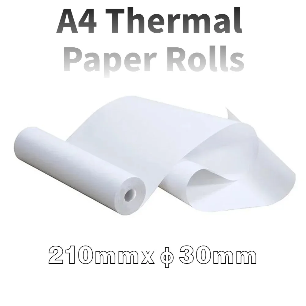 Thermal Paper A4 210mm Width Diameter 30mm Waterproof Oil resistant Thermal Paper A4 210mm Width Diameter 30mm Waterproof Oil resistant