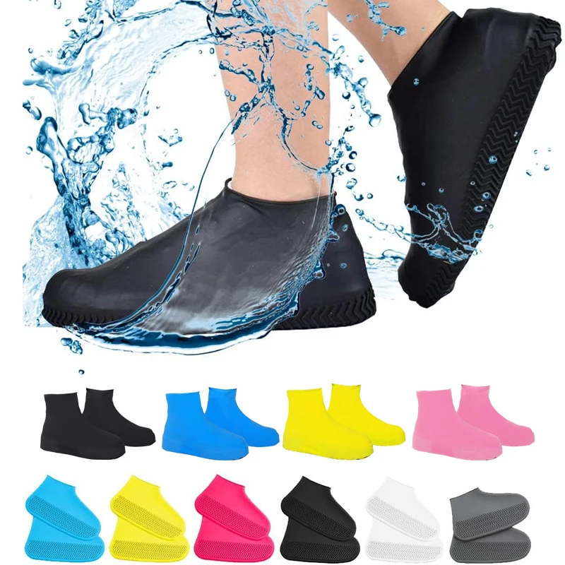 Cover Near Me Reusable Shoe Protection 2 Pair Waterproof Shoe Covers ...