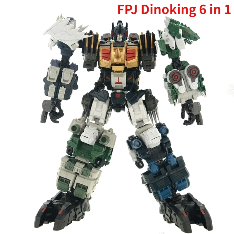 Transformation Fpj Dinoking Victory Dinosaur Combination 6 In 1 Action Figures Toy Gift ...