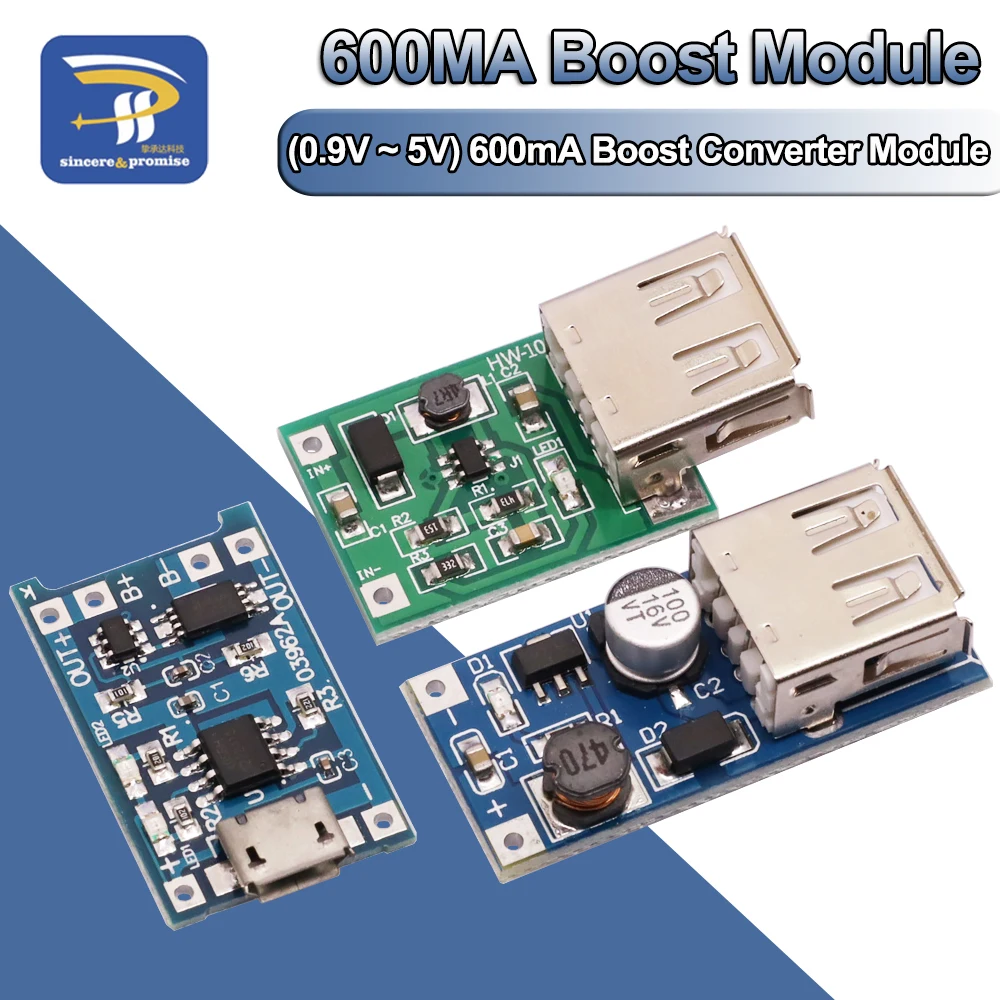 DC-DC-Boost-Module-0-9V-5V-600mA-Boost-Converter-Step-Up-Module-USB ...