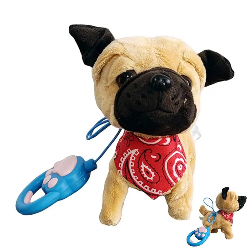 Robot Dog Plush Toy Plush Puppy Electronic Interactive Pet Dog Robot ...