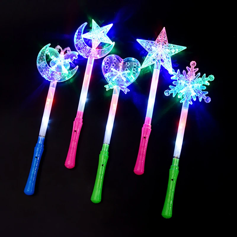5pcs-Glowing-Stick-Magic-Glow-Stick-Flashing-Fairy-Stick-Night-Market ...