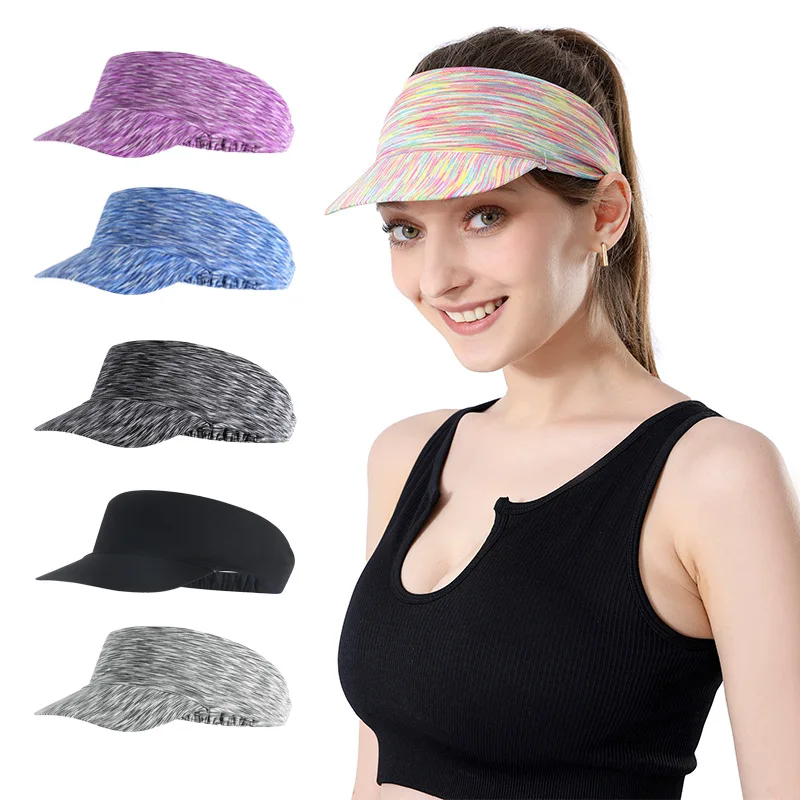 Sunscreen running empty top hat sports outdoor women's hair bundle ...