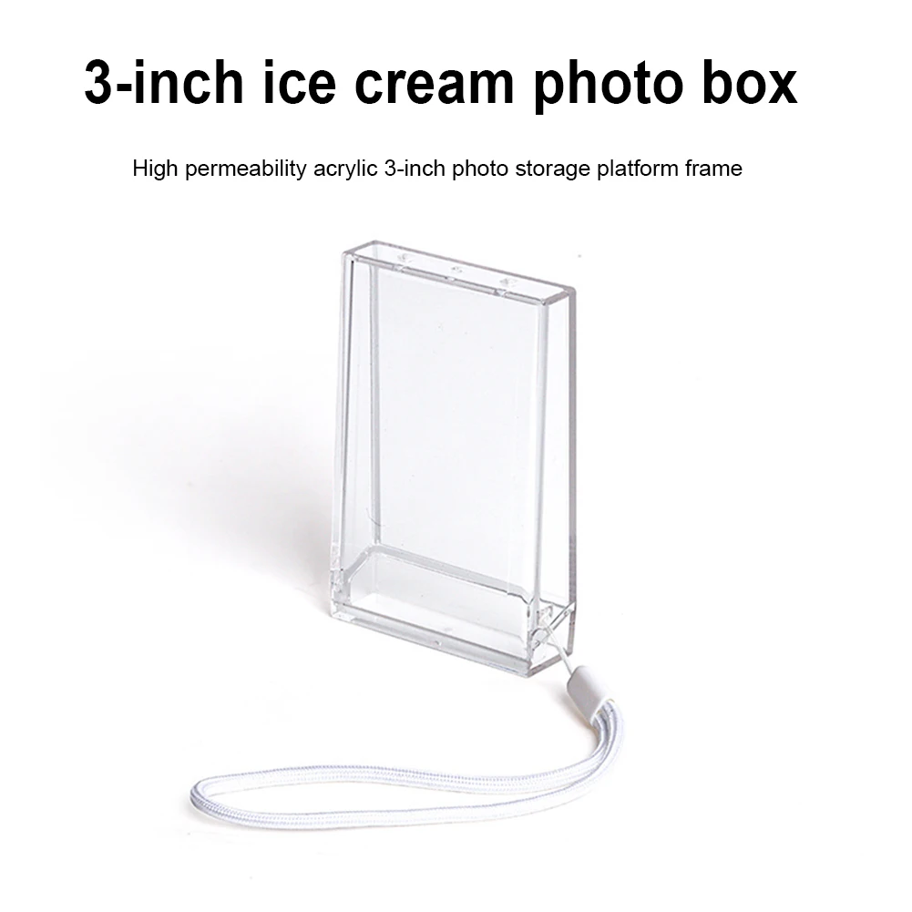 Рамка для хранения фотографий, миниатюрная прозрачная акриловая ...