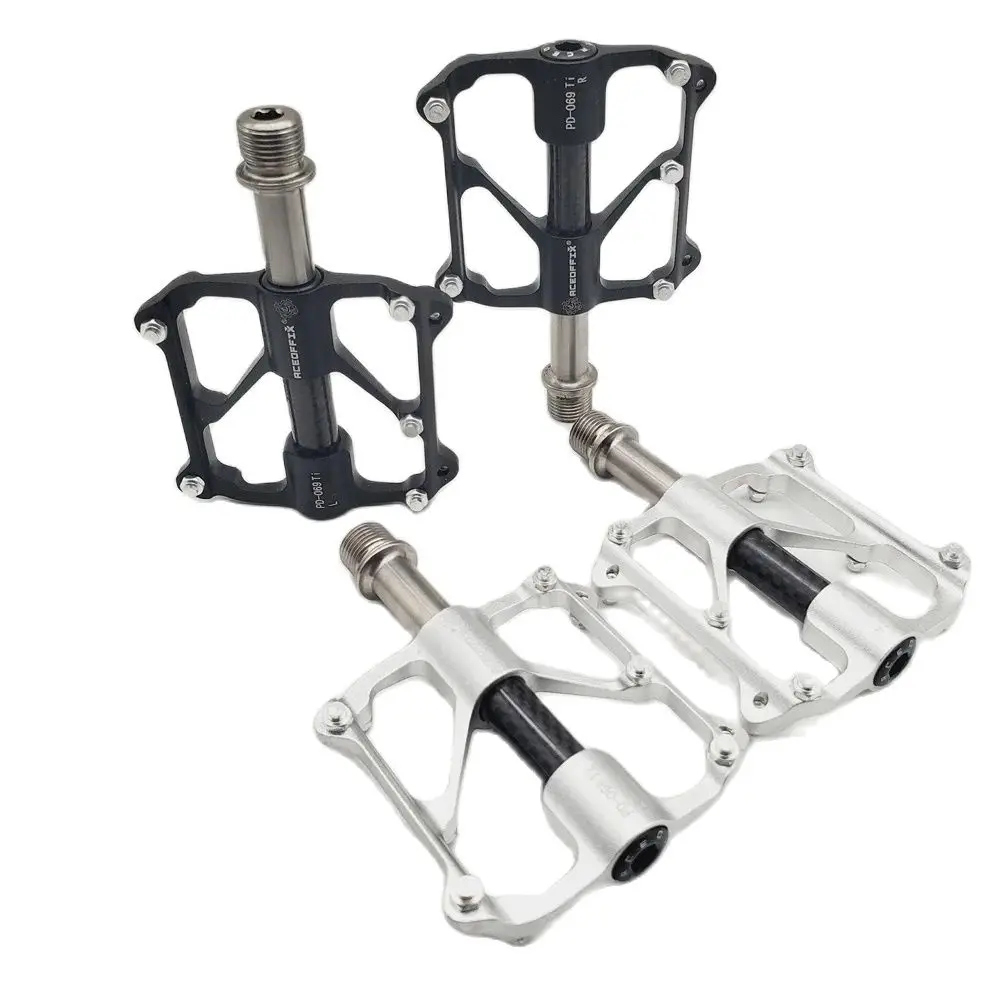 Aceoffix-Bike-Pedal-Titanium-Alloy-Shaft-Super-Light-For-MTB-Road-Bike ...