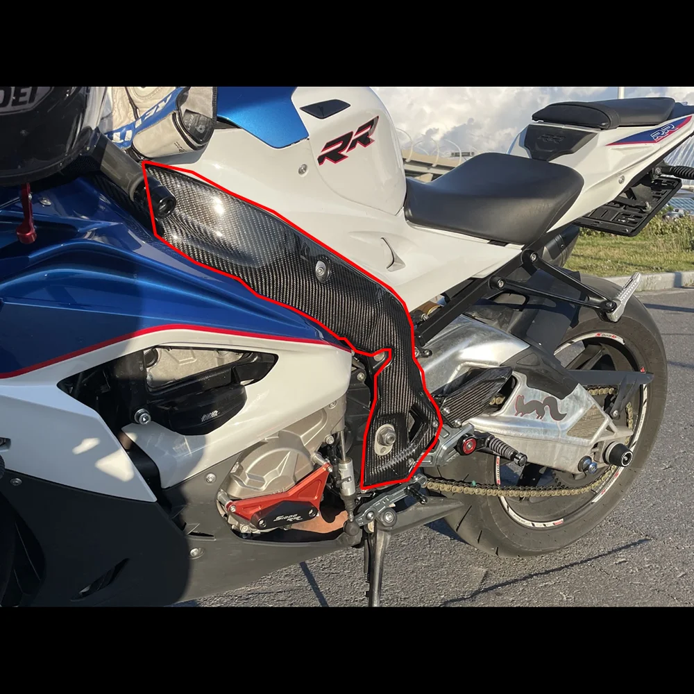 FOR-BMW-S1000RR-Carbon-Fiber-Motorcycle-Side-Frame-Panel-Protection ...