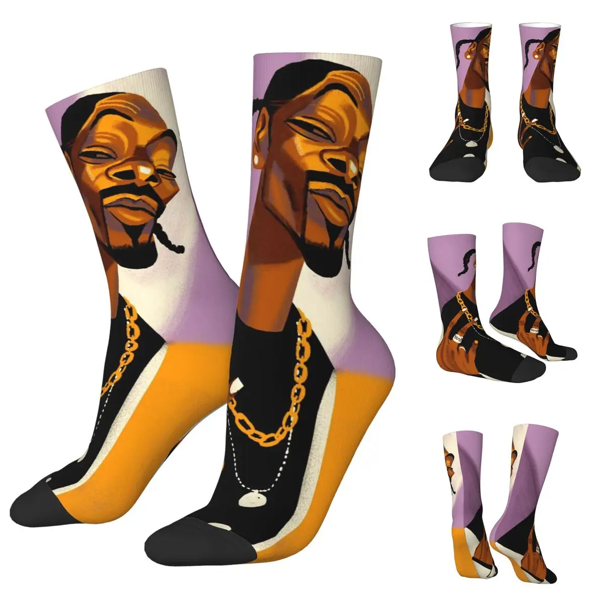Crazy-Design-Snoop-Dogg-Doggystyle-Unisex-Socks-Outdoor-3D-Print-Happy ...