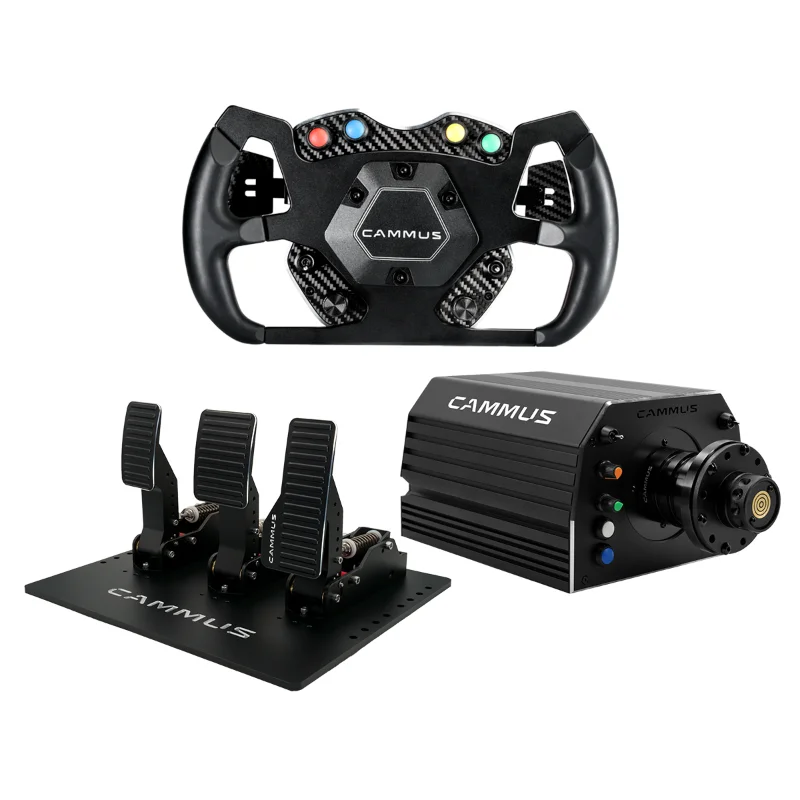CAMMUS-F1-Simulator-Racing-Game-Sim-Direct-Drive-Steering-Wheel-Pedals ...