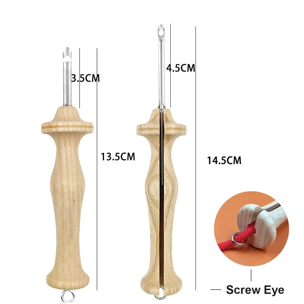 DIY-Knitting-Embroidery-Pen-Replaceable-Head-Side-Slit-Weaving-Felting ...