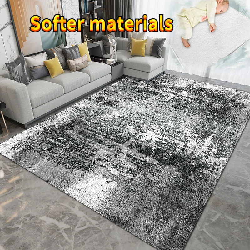Nordic-Carpet-Living-Room-Ink-Splash-Abstract-Area-Rug-Large-Bedroom ...