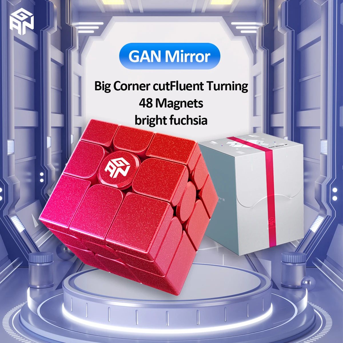 GAN-MirrorM-3x3-Magnetic-Speed-Cube-Educational-Puzzle-Toys-Magic-Cubes ...