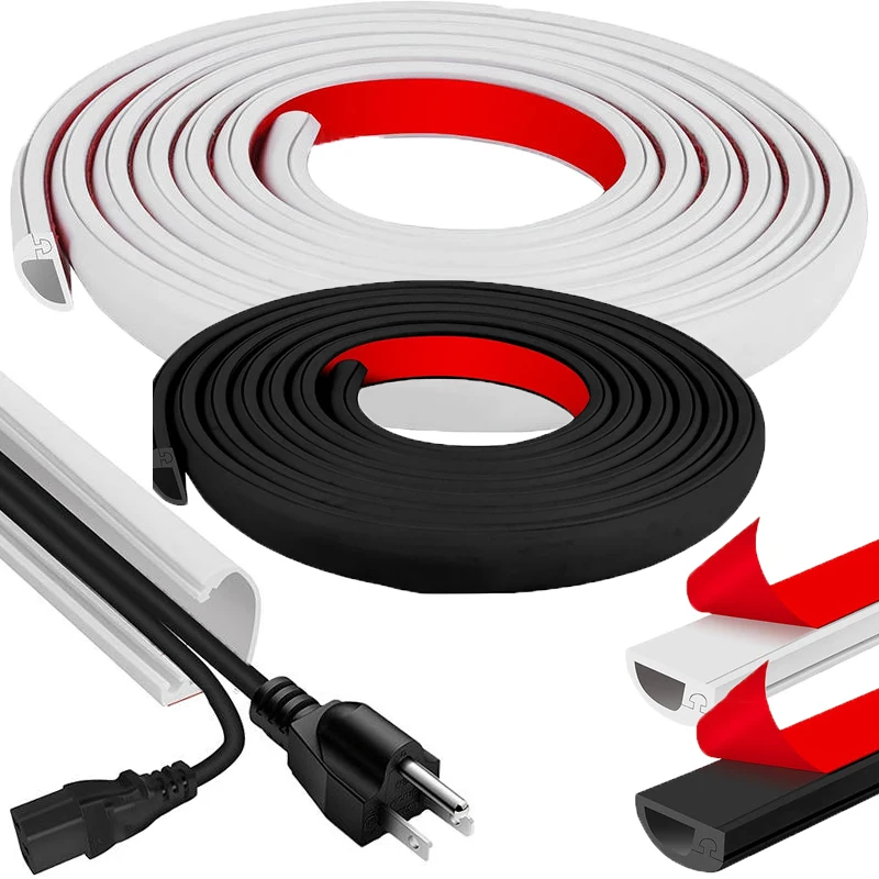 2/3M Trapezoid Slot Floor Cord Cover Cord Protector Extension Wiring ...