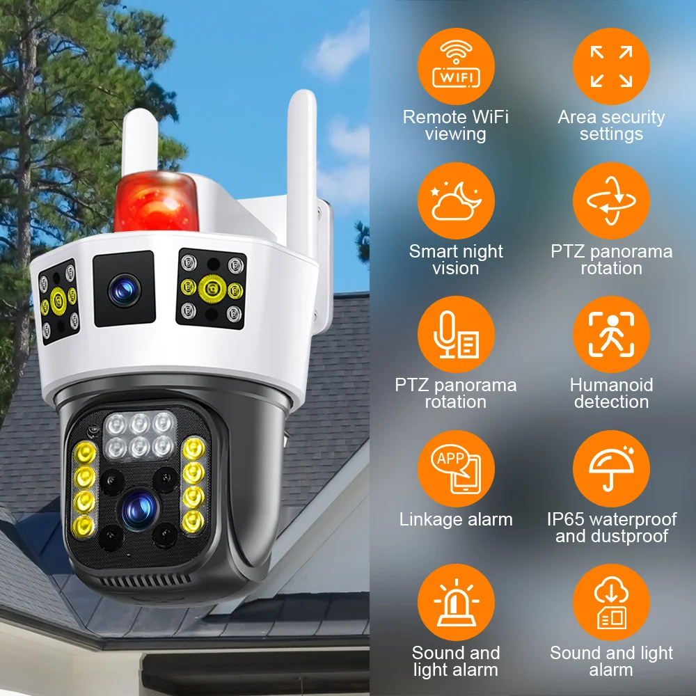 Hd-Three-screen-Zoom-WiFi-Camera-Outdoor-Outdoor-Waterproof-Remote-HD ...