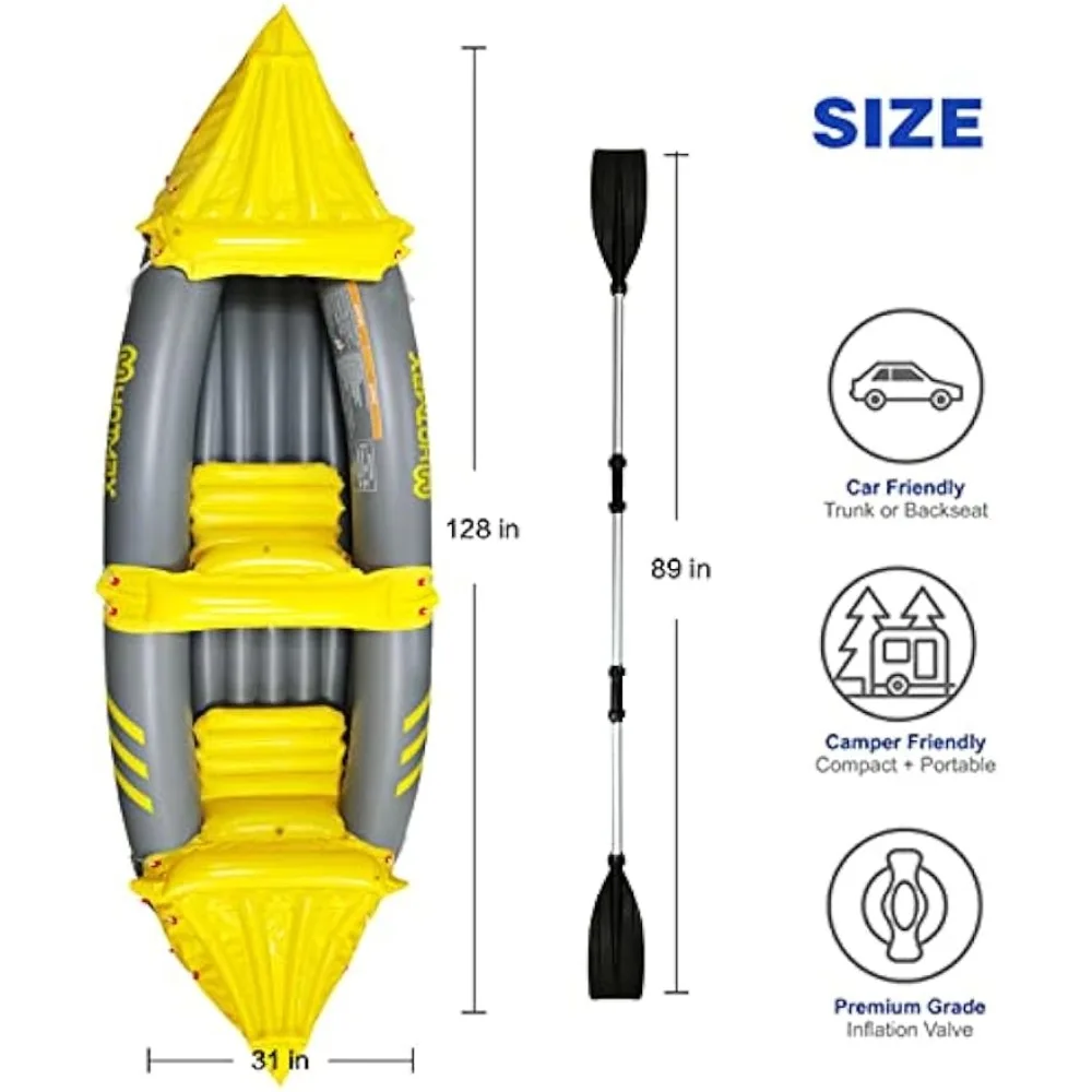 HotMax 2 Person Inflatable Kayak – Outdoor Gear & Equipment | The Mountain Exp