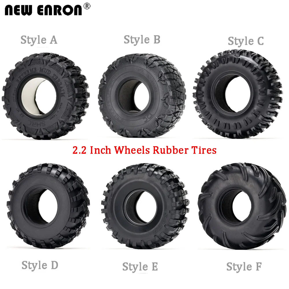 High-Quality-2-2-Inch-Rubber-Wheels-Tires-With-Foam-for-1-10-RC-Crawler ...
