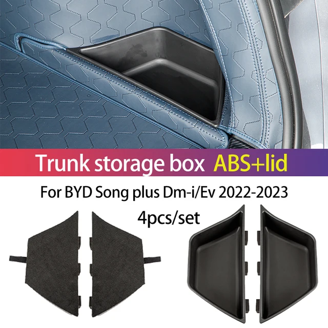 Car Trunk sides Storage Box For BYD Song Plus DM-i/EV 2022-2023 Car ...
