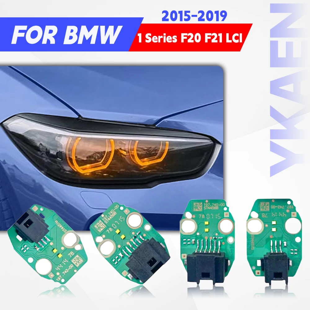 Yellow Amber LED Angel Eyes DRL Board Chips For 15-19 BMW 1 Series F20 ...