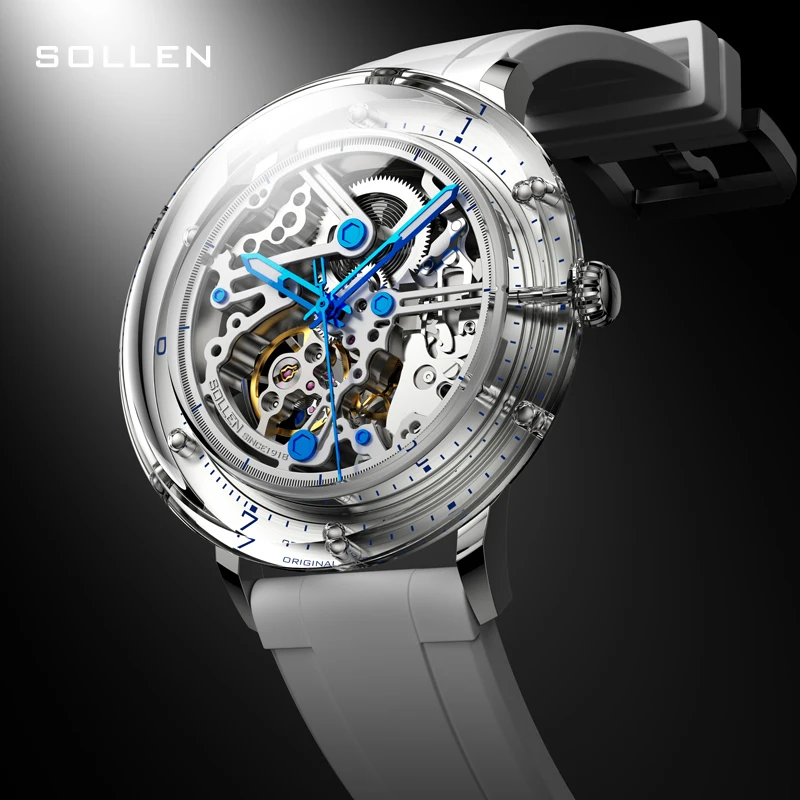 Switzerland Luxury Brand SOLLEN Seagull Automatic Mechanical Men's ...