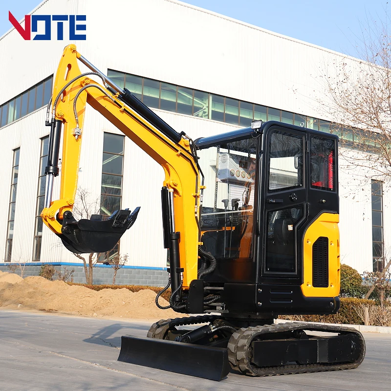 Mini-Excavator-2-5-ton-With-Cab-With-Hydraulic-Diesel-Mini-Digger-Mini ...