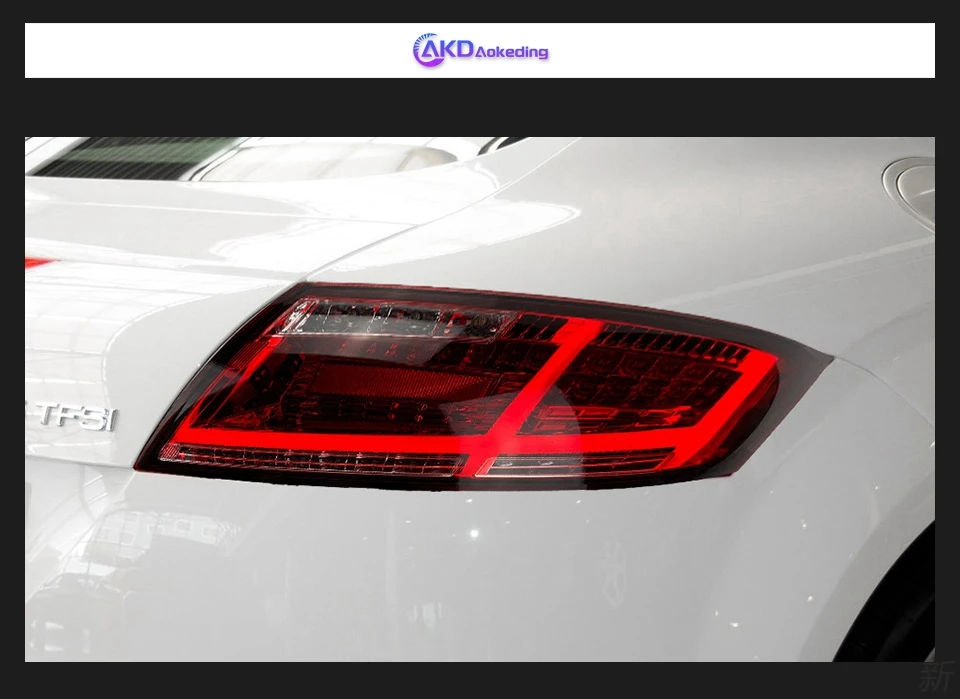 Audi TT Tail Lights 2006-2013 TT LED Tail lamp light Signal DRL Brake ...