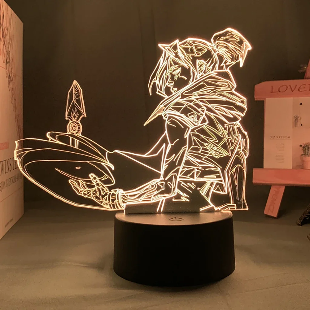 Acrylic-Led-Night-Light-Valorant-Jett-for-Kids-Bedroom-Decoration ...