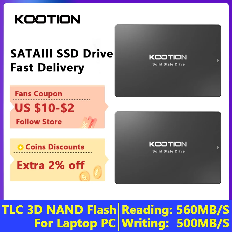 KOOTION-SSD-512GB-SATAIII-SSD-Drive-1TB-256GB-HDD-Solid-State-Hard-Disk ...