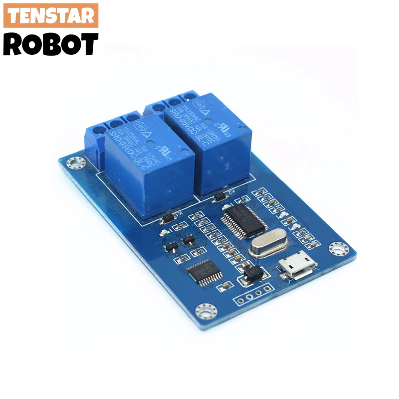 MICRO-USB-Relay-Module-5v-2-Channel-Relay-Module-Relay-control-panel ...