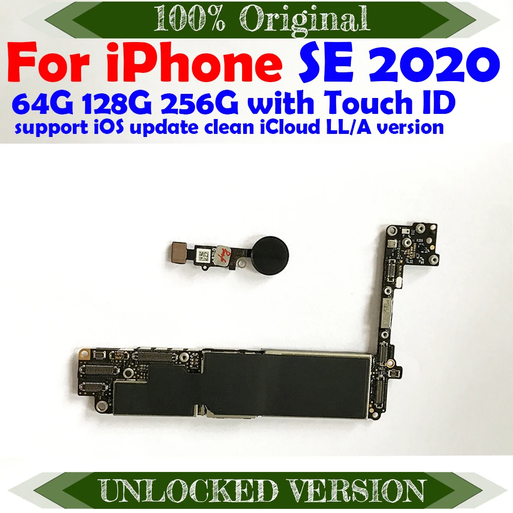 Motherboard-For-iPhone-SE-2020-Clean-iCloud-64gb-Mainboard-With-system ...