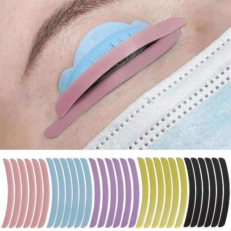 3 Pair Silicone Lash Lift Ribbon Reusable Stripe Lamination Soft Cover ...