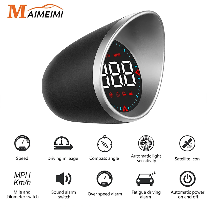 Car-GPS-Head-Up-Display-Digital-Alarm-Overspeed-Warning-Universal ...