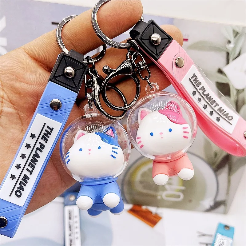 Space-Cat-Keychain-Trending-Cartoon-Doll-Cute-Couple-Schoolbag-Hanging ...