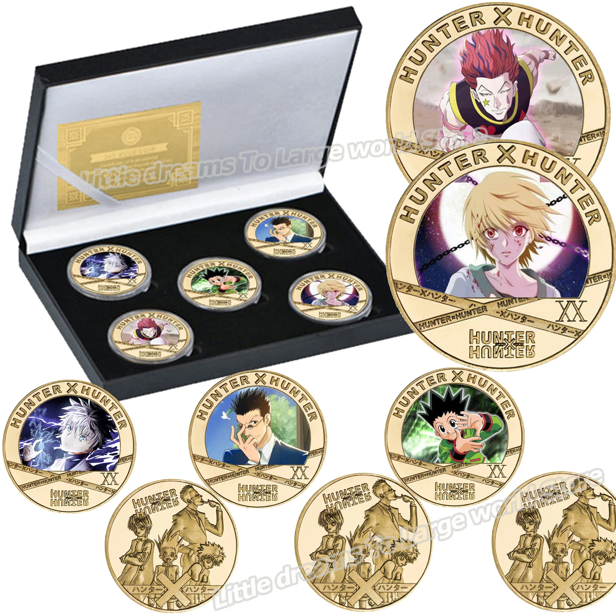Hunter x hunter Gold Plated Gold Coin Game GON FREECSS Charizard ...