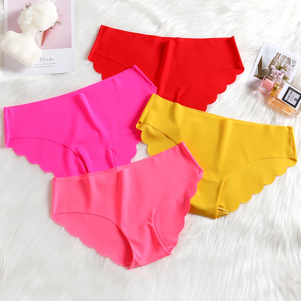 Ruffles-Women-s-Comfy-Panties-Solid-Female-Simple-Underwear-Ladies ...