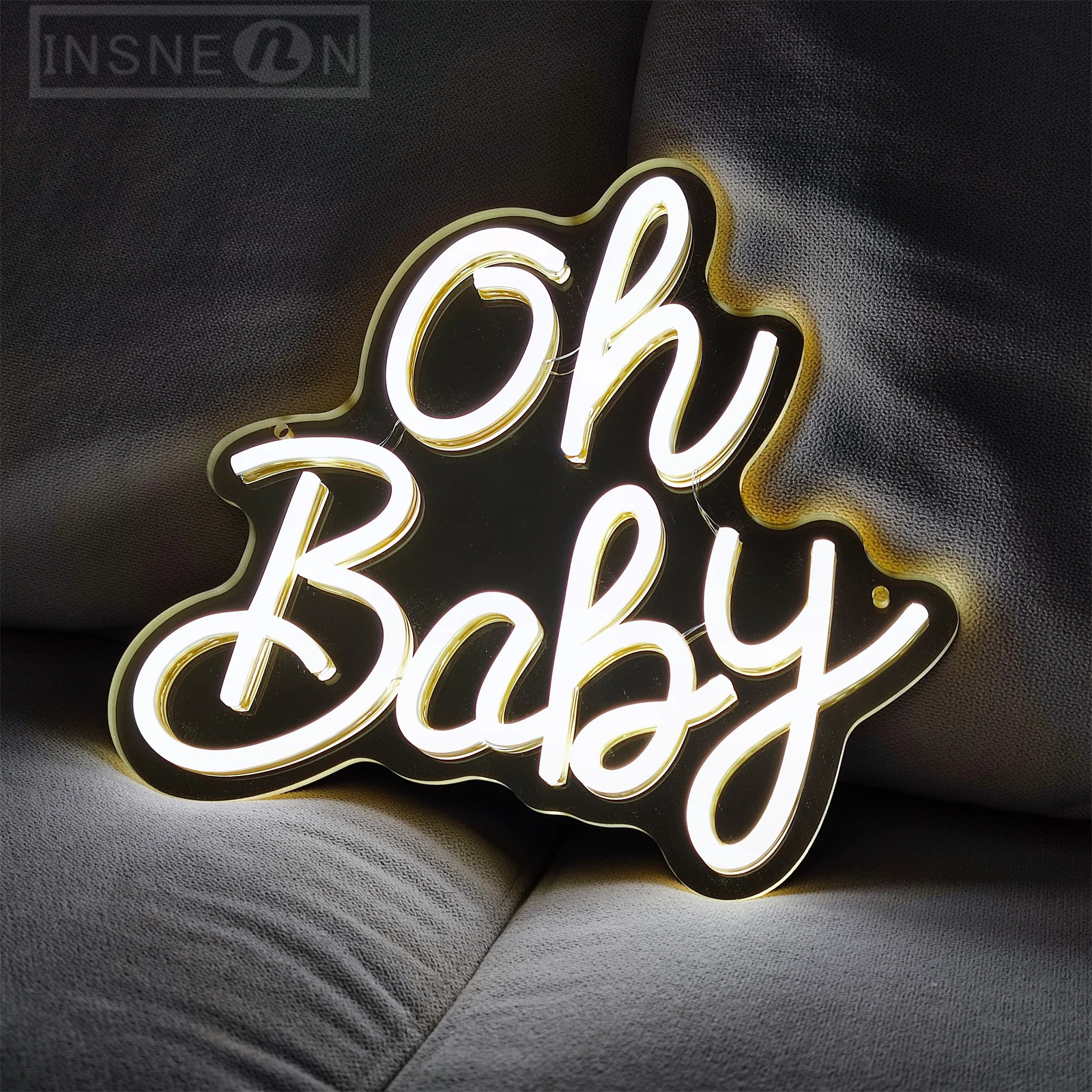 Ó, Baba Led Neon Jelek Esküvői Esztétikai Dekoráció Környezeti Lámpák ...