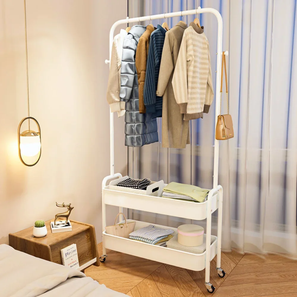 Floor-Standing-Clothes-Rack-Household-Clothing-Rack-Portable ...