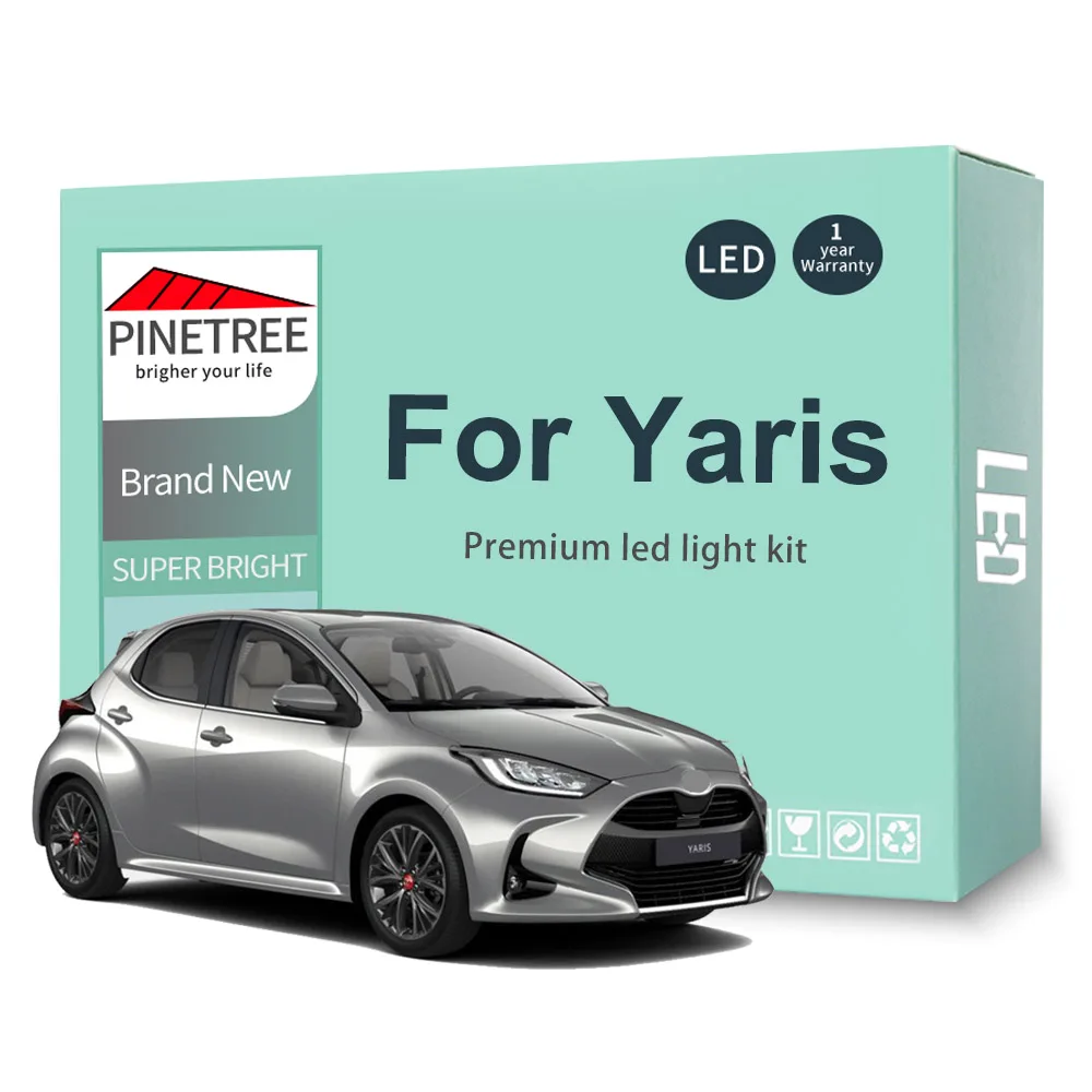 Zestaw-o-wietlenia-wn-trza-Led-dla-Toyota-Yaris-2006-2015-2016-2017 ...