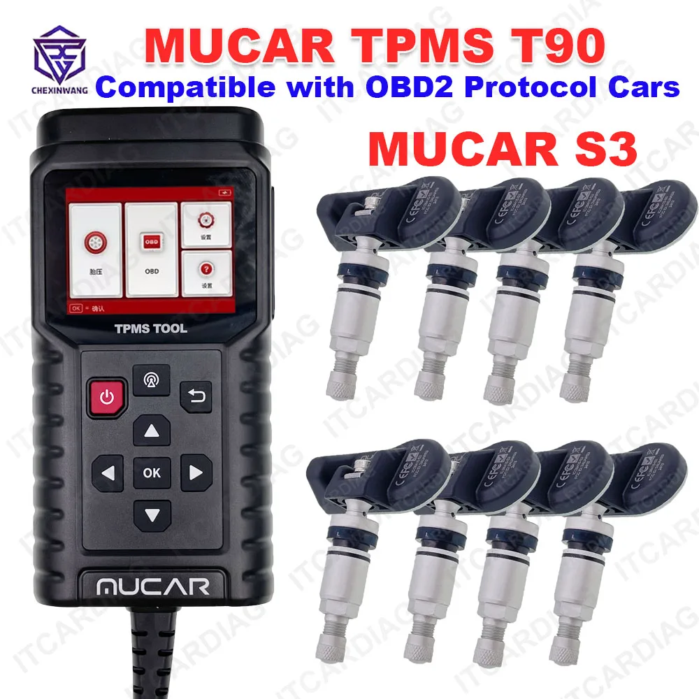 MUCAR-TPMS-T90-OBD2-Car-Diagnostic-Fault-Code-Programmer-With-S3-TPMS-Sensor-Tire-Pressure ...