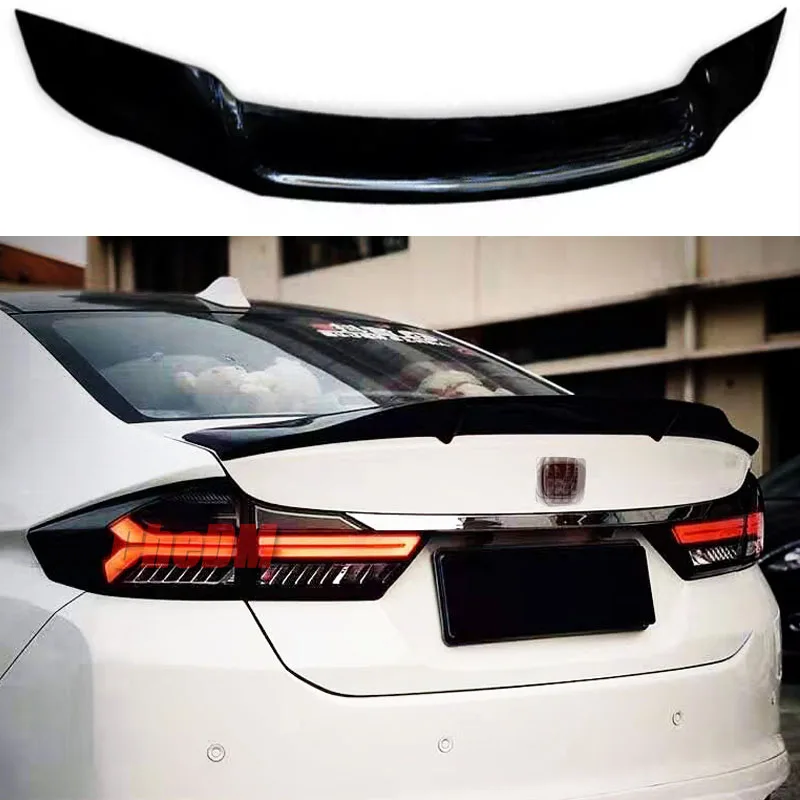 Car-Trunk-Spoiler-Carbon-Fiber-Pattern-ABS-Auto-Rear-Trunk-Wing-R-Style ...