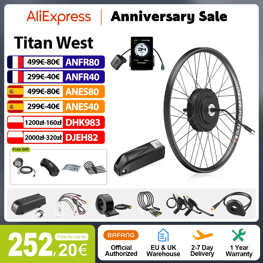 Bafang-Radnaben-motor-Kit-48V-750W-Elektro-fahrrad-motor-mit ...