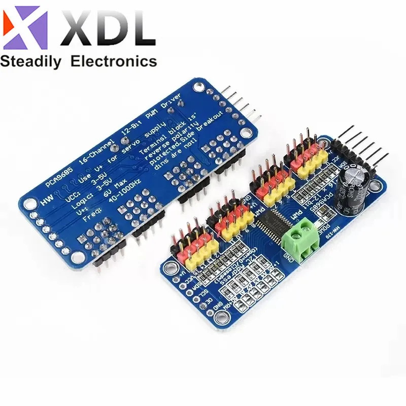 10pcs-16-Channel-12-bit-PWM-Servo-Driver-I2C-interface-PCA9685-module ...
