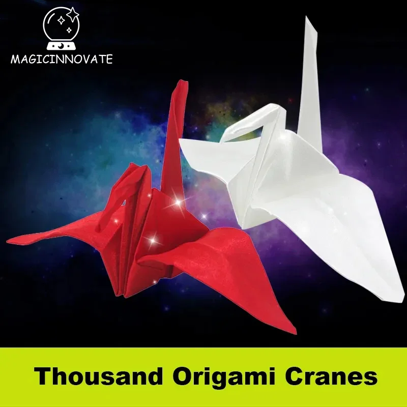 Magic-Thousand-Origami-Cranes-Self-folding-Tricks-Two-Colors-Props ...