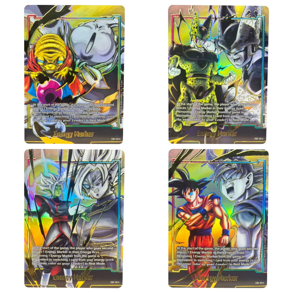 Dragon Ball Collection Cards Son Goku Beerus Energy Marker Card DIY Hot ...