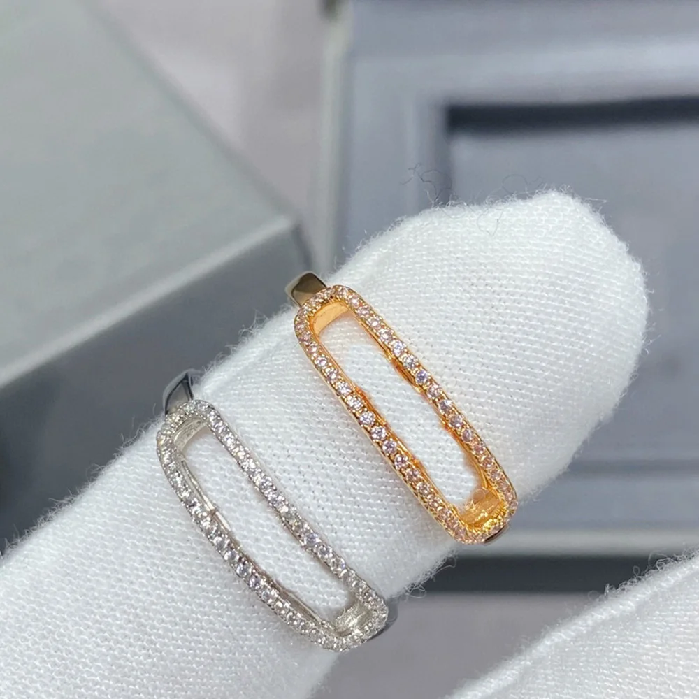 Bpoyb High Quality V Gold Not Fade Luxury Brand Ring Classical 5a Move ...