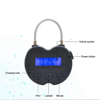 Smart Time Lock LCD Display Time Lock Multifunction Travel Electronic ...