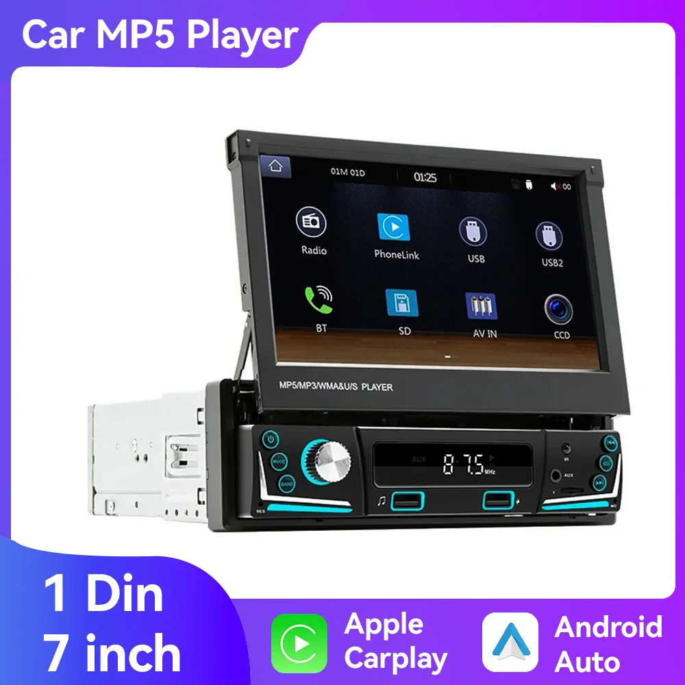 Reproductor-Multimedia-MP5-para-coche-dispositivo-inal-mbrico-con ...