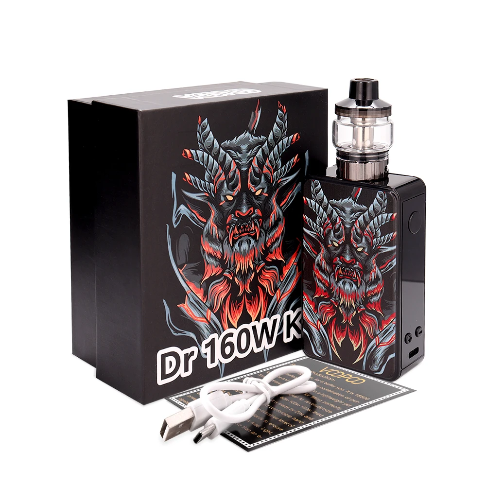 Electronic-Cigarette-160W-Box-Mod-Vape-Kits-2200mah-Battery-Smoke ...