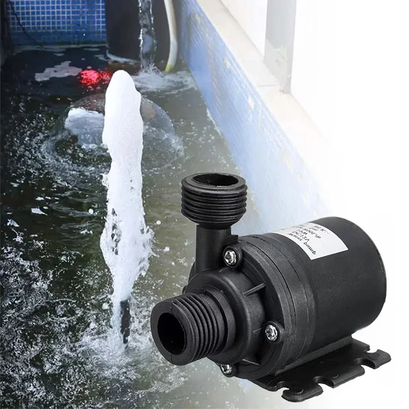 DC12V-24V-water-pump-lift-5M-800L-H-solar-brushless-motor-water ...