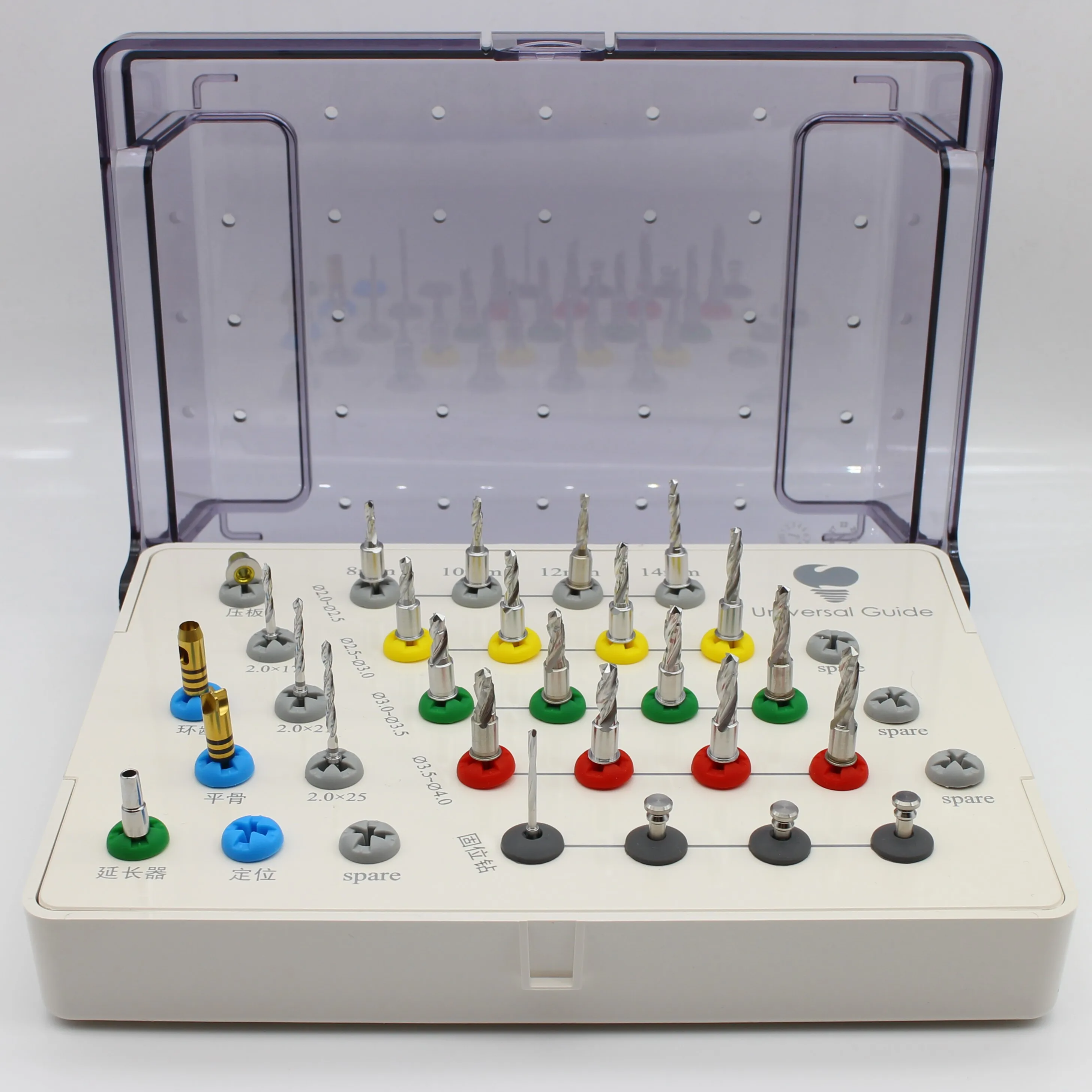 Implant-Surgery-Guide-Kit-Instrument-Dental-Pilot-Drill-Guider ...