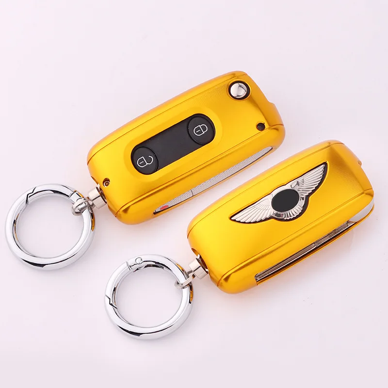Aluminum Alloy Car Key Case Cover Fob Key Covers For Bentley Continetal ...