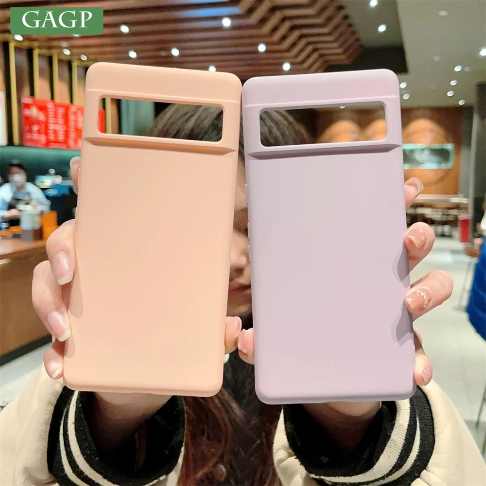 Original Silicone Soft Phone Case For Google Pixel 9 8 7 6 Pro XL 8A 7A ...